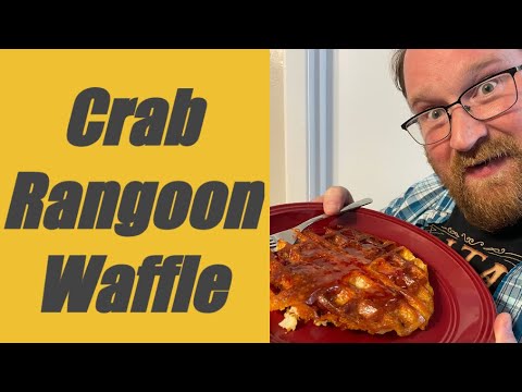 How to make a Crab Rangoon Chaffle?Easy cheese waffle recipe / National ...