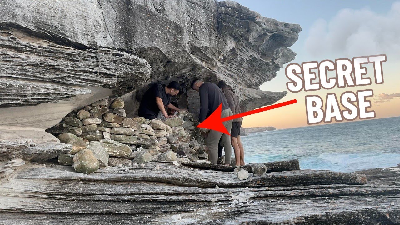 Building a BASE in a CAVE on a CLIFF - YouTube