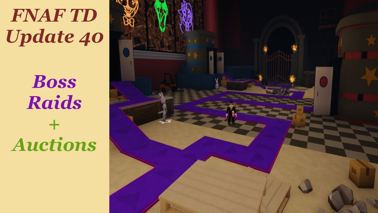 Auctions and new Boss Raid map | FNAF TD Update 40 - YouTube
