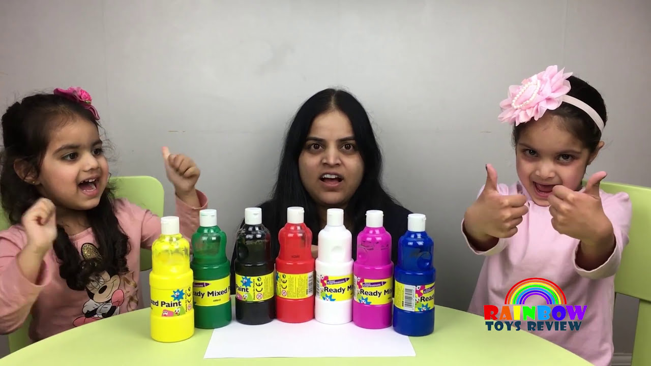 Baby Learns Simple Color Mixing with Mommy | Activity for Children ...