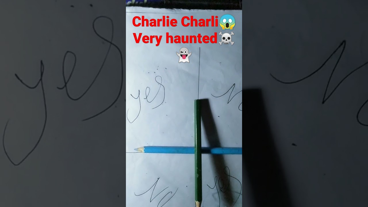Charlie Charlie 😱😱very haunted scary game☠️👻☠️😱#shorts #ghost - YouTube