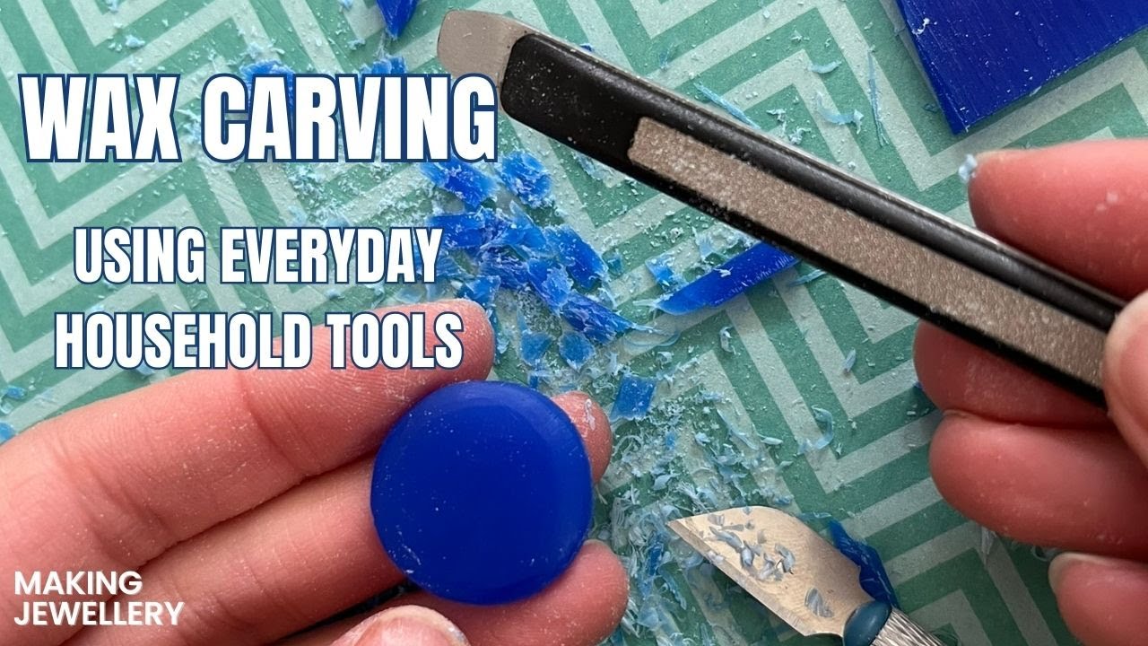 Simple household tools to use for wax carving - YouTube