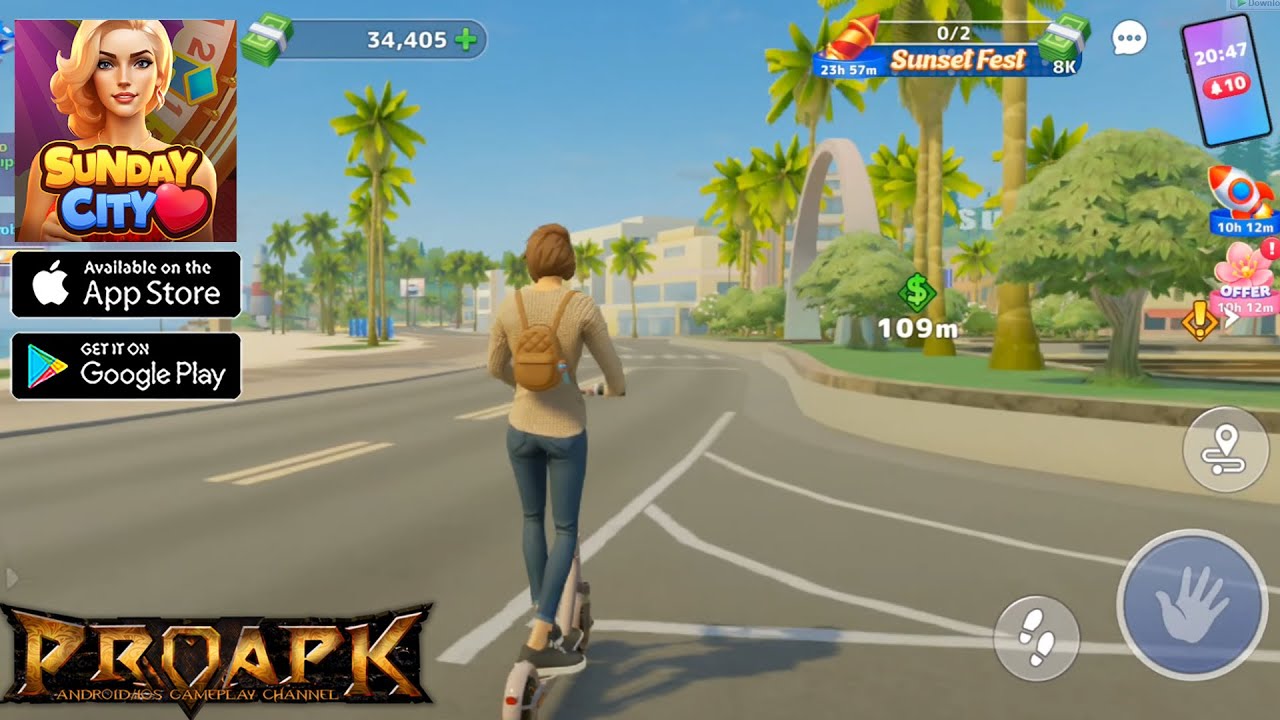 Sunday City: Sim Life Gameplay Android / iOS - YouTube