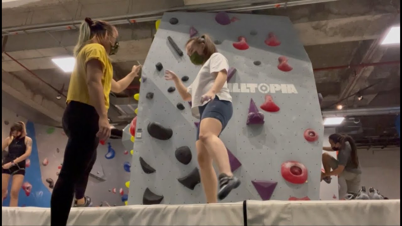 bouldering at Camp5 Eco City + twerking (ft. Whye Yee) - YouTube