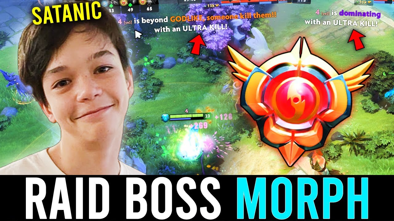 SATANIC Lvl 30 GrandMaster Tier MORPHLING Looks Like.. (vs. TOP 1) - YouTube
