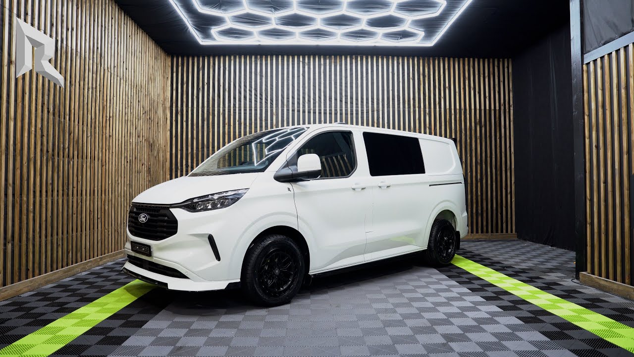 Short Wheelbase Ford Transit Custom Frozen White - YouTube