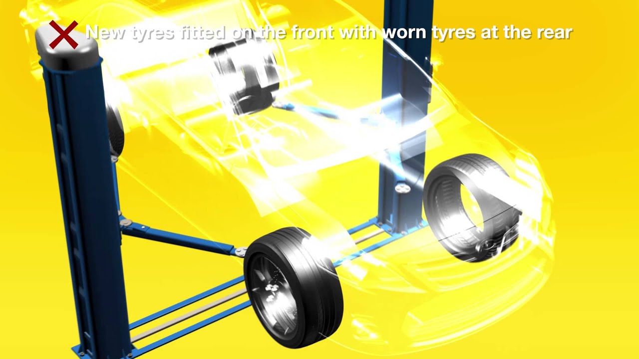 Only able to fit two new tyres? The reason they should be fitted to the ...