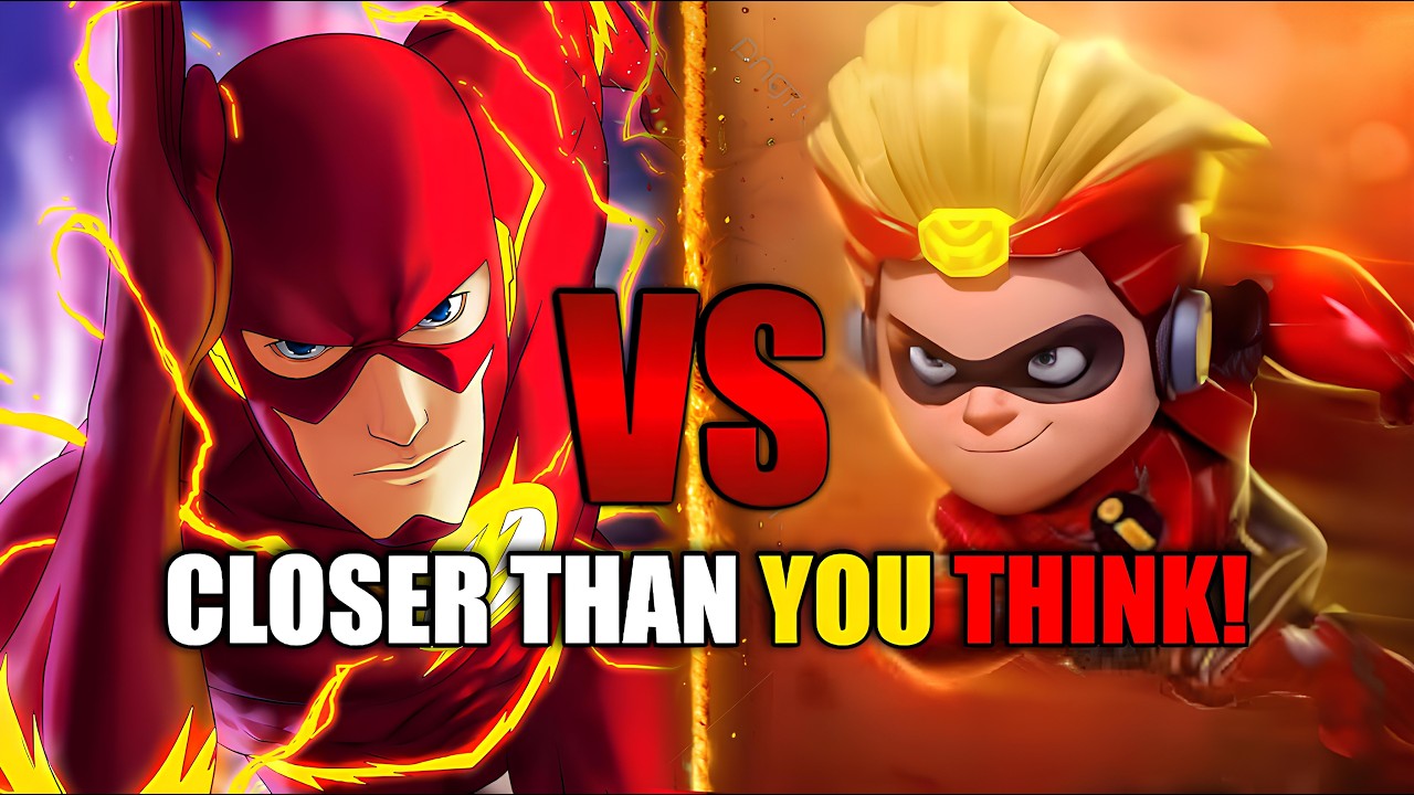 Flash vs Dash – What If Dash Grew Up? (The Fastest Fight Ever) DC VS ...