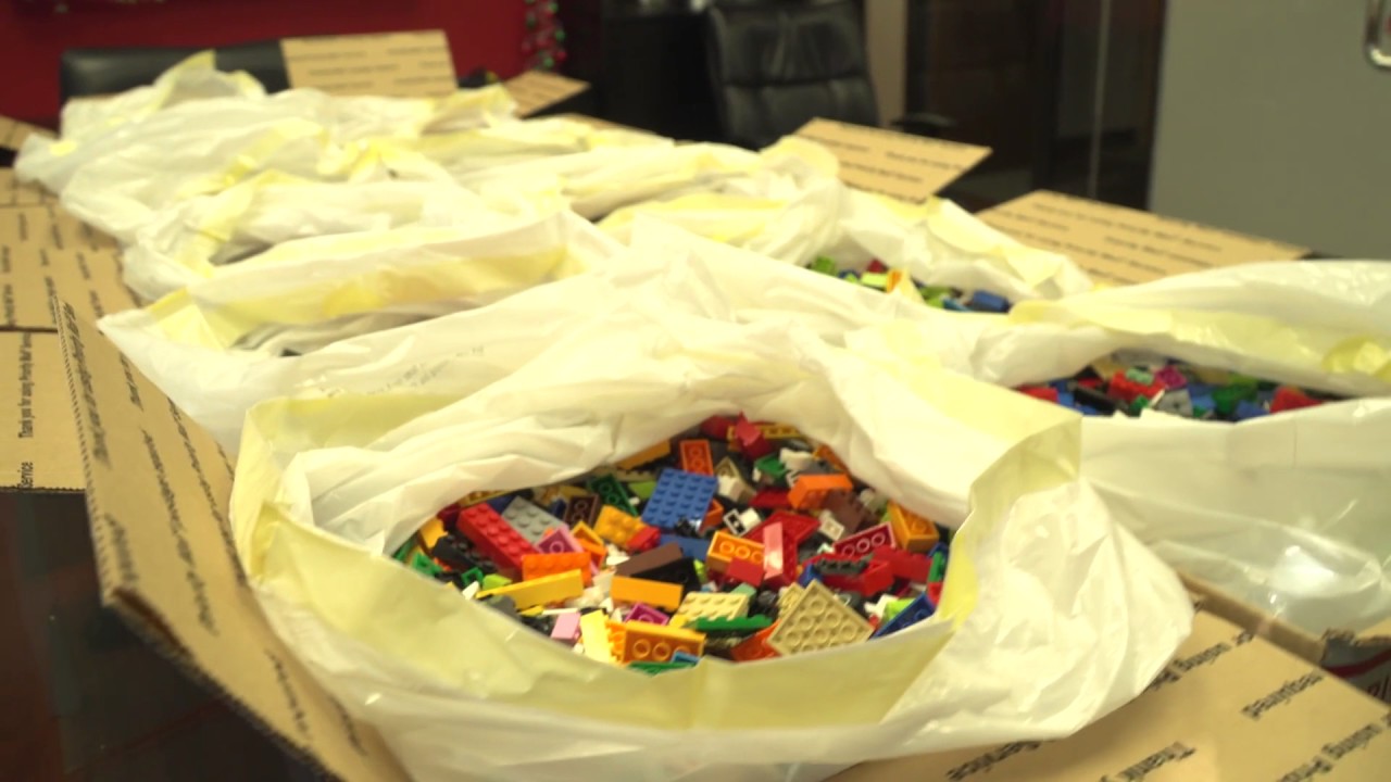 Gotham Image Works donates 100+ pounds of Lego to kids in Africa - YouTube