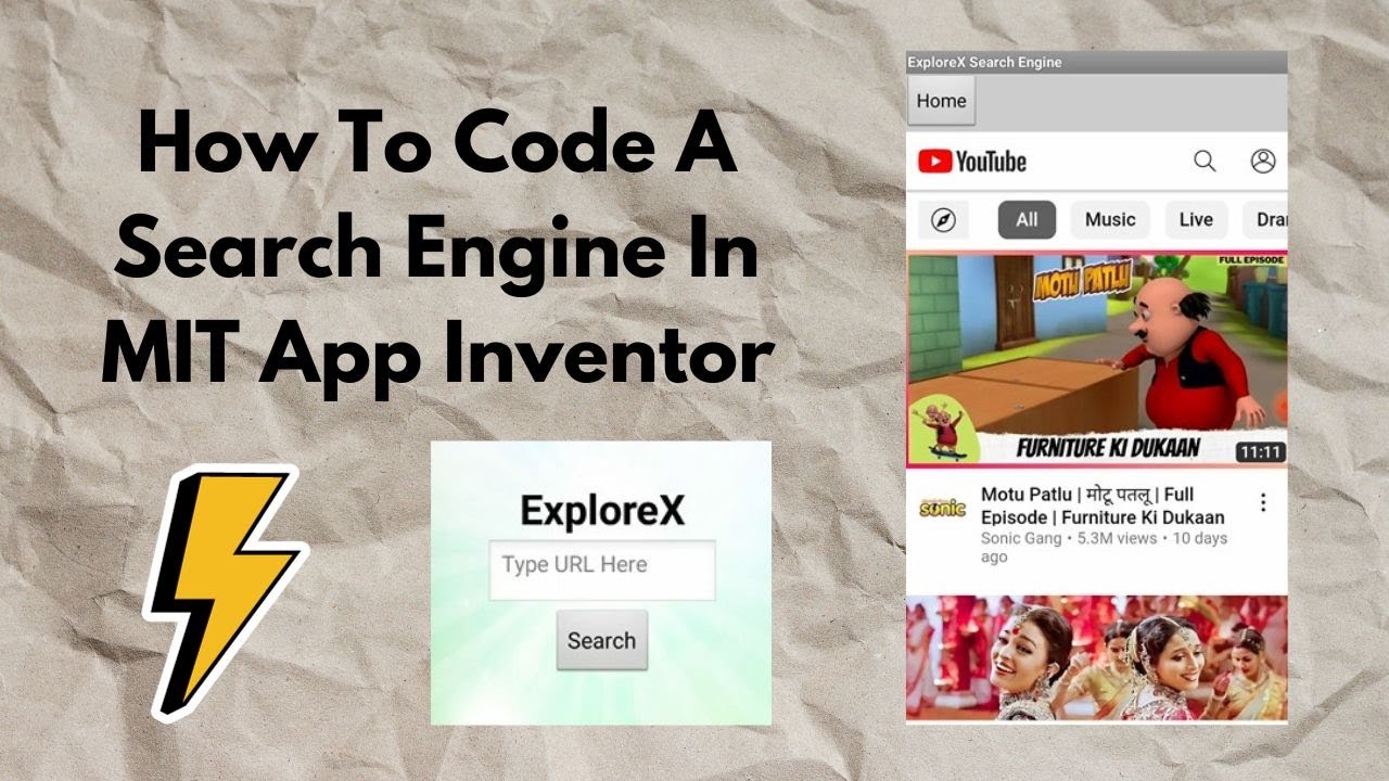 How To Make A Search Engine In MIT App Inventor. Basic Coding And Web ...