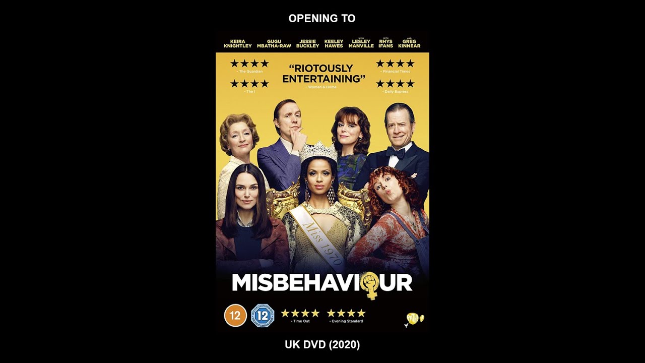 Opening to Misbehaviour UK DVD (2020) - YouTube