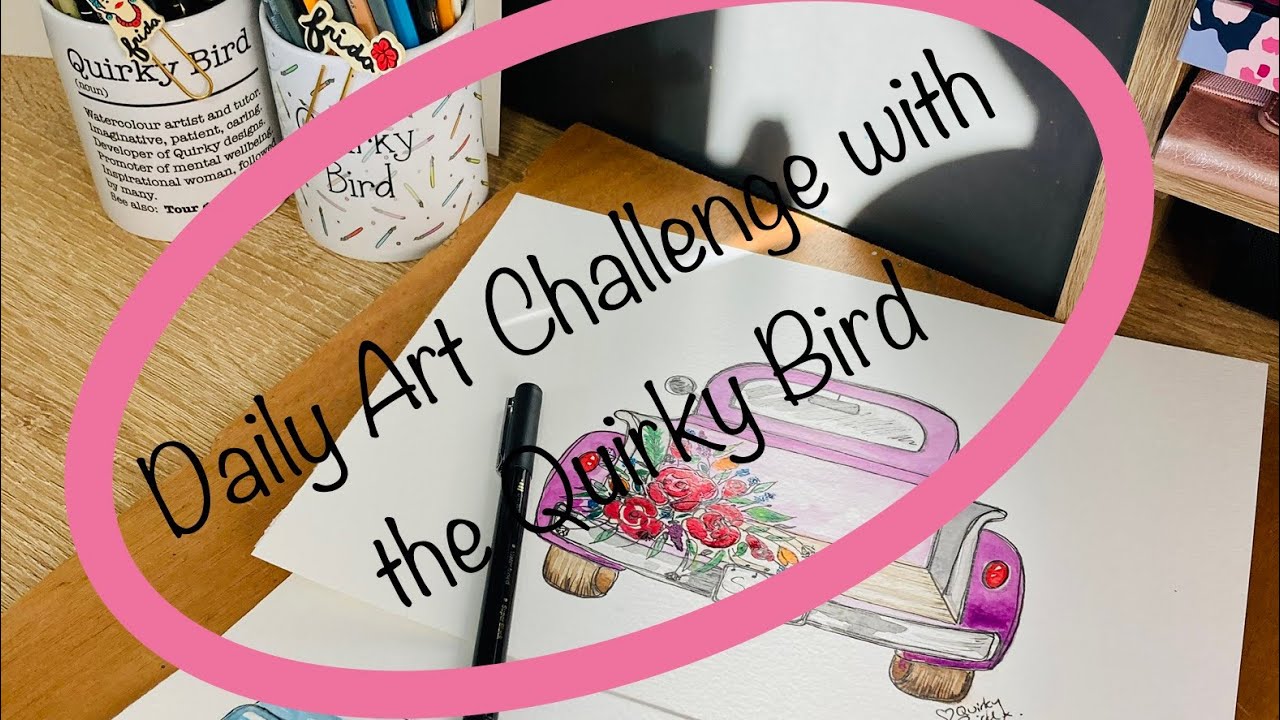 Daily Art Challenge with the Quirky Bird - YouTube