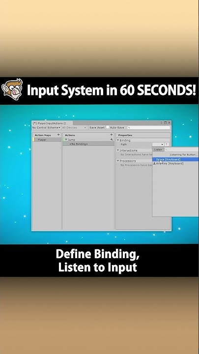 Learn Unity Input System in 60 SECONDS! - YouTube