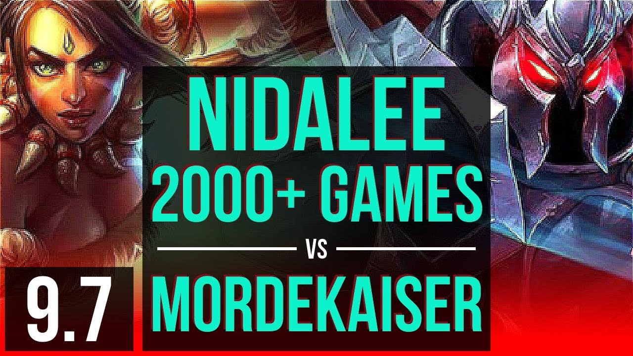 Nidalee Vs Mordekaiser Top 2000 Games 2 Early Solo Kills Kda 5 1