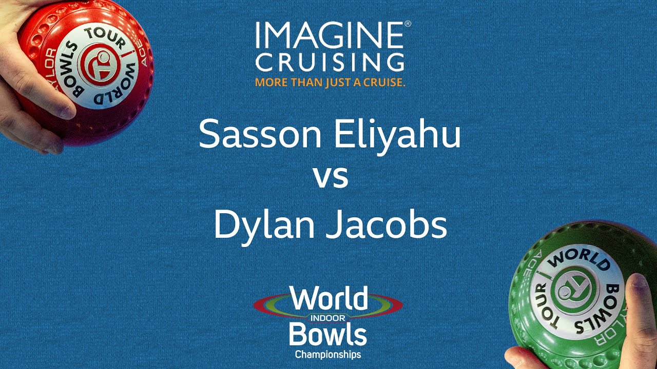 World Indoor Bowls Championship 2024 Sasson Eliyahu vs Dylan Jacobs - Day 4 Match 4 - YouTube