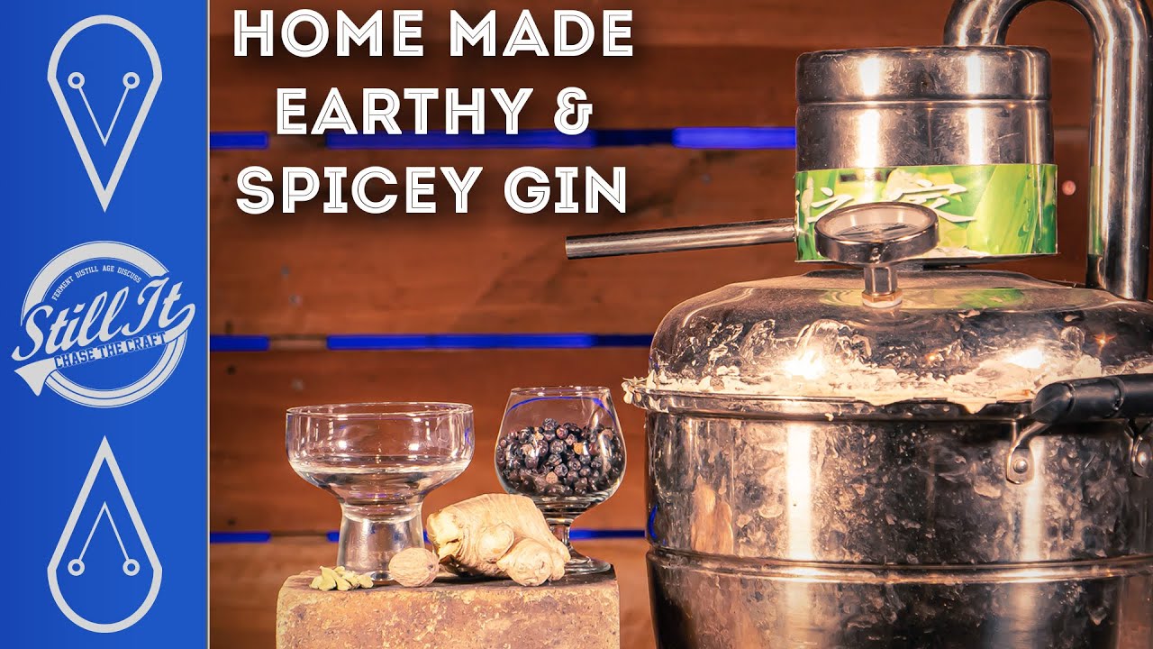 Make An Earthy Spicey Unique Gin At Home: Mini Pot Still - YouTube