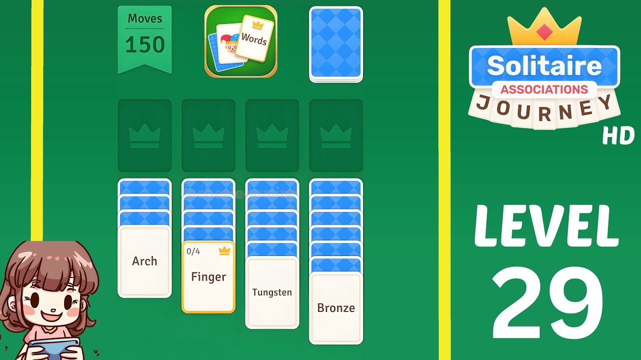 Solitaire Associations Level 29 Solution Walkthrough - YouTube