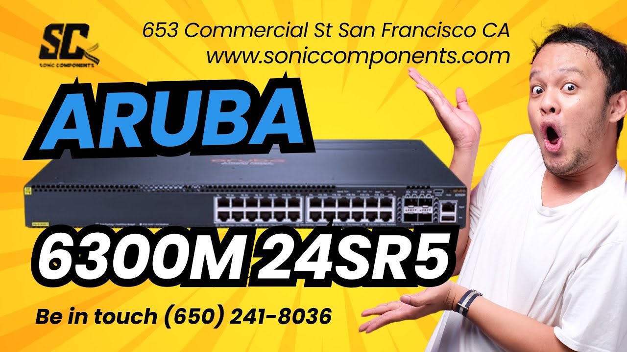 Power Up Your Network: Aruba 6300M 24SR5 Switch Review – JL660A! - YouTube