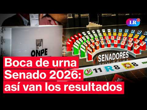 Así estaría conformado el Senado según Boca de urna 2026 #LR