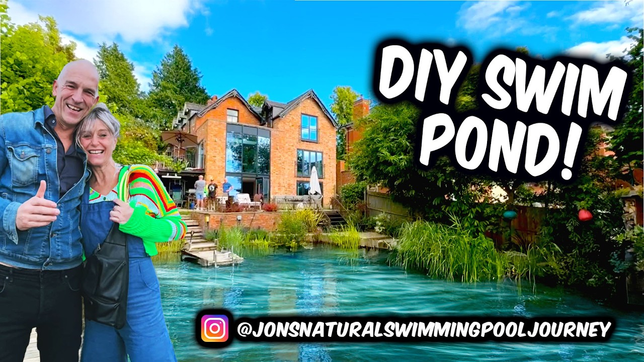 EPIC DIY Swimming Pool Pond - YouTube