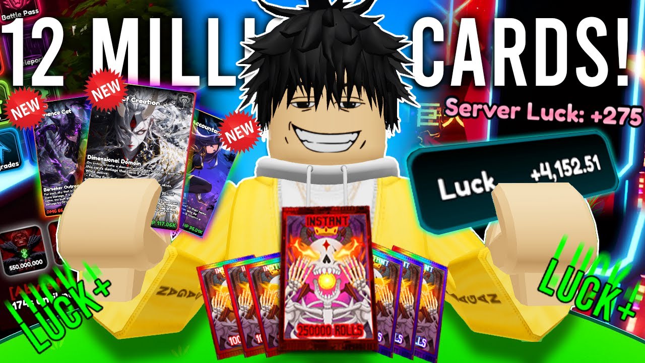 MY BIGGEST CARD OPENING EVER! 🍀4100 & 12M CARDS !! in P 100 Trillion ...