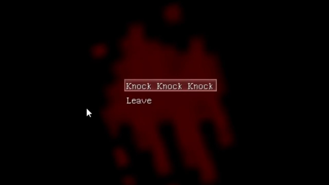 Knock.. Knock.. Knock..{short /exploration/rpg horror game}BE 2 - YouTube
