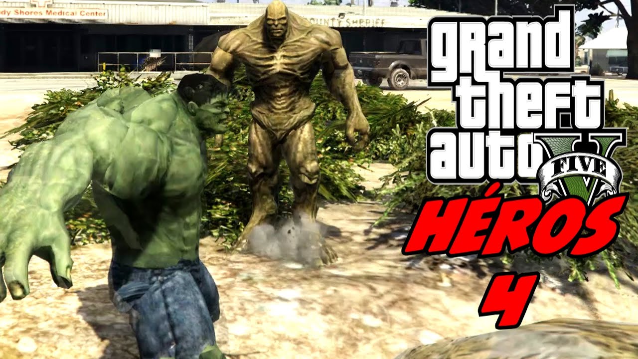 Hulk vs Abomination - HEROS 4 - GTA5 MODS - YouTube