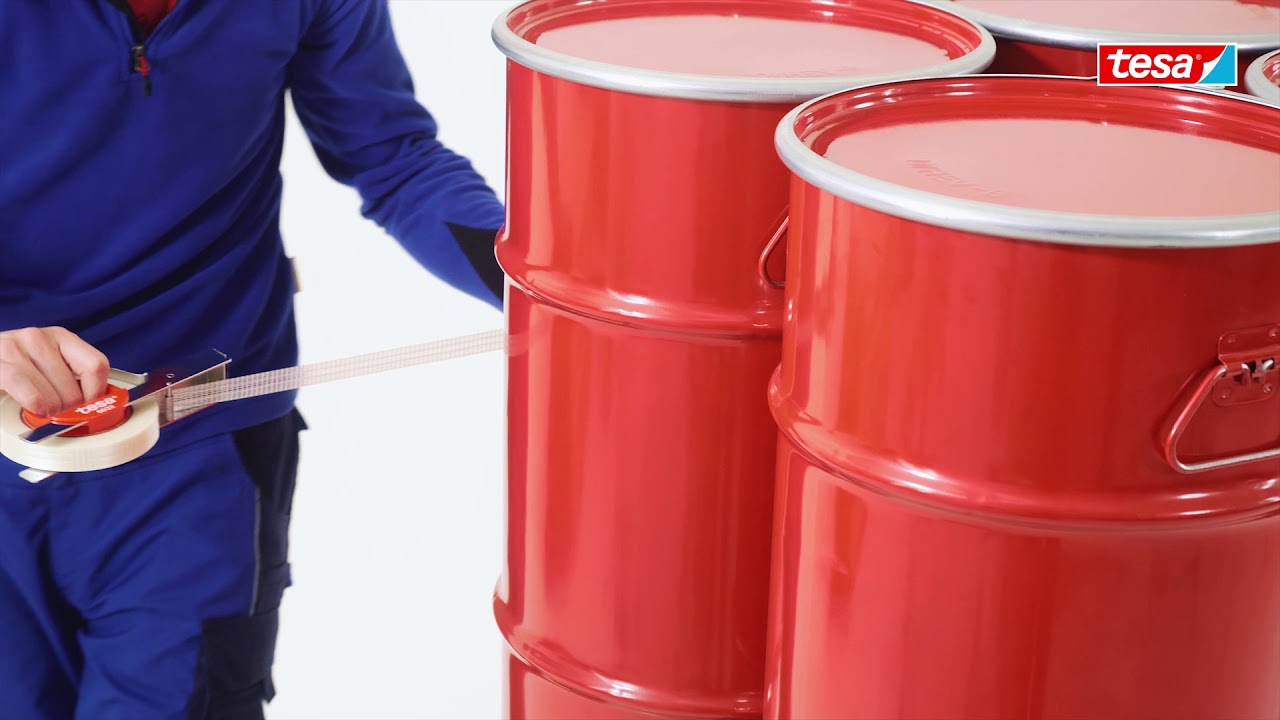 tesa 4591 General Purpose Cross Filament tape - YouTube