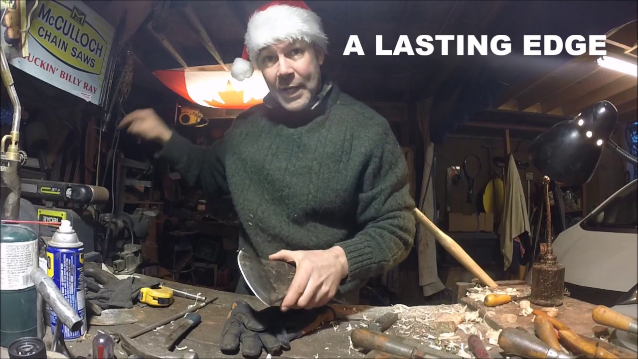VINTAGE AXE RESTORATION, PUTTING A NEW EDGE ON - YouTube