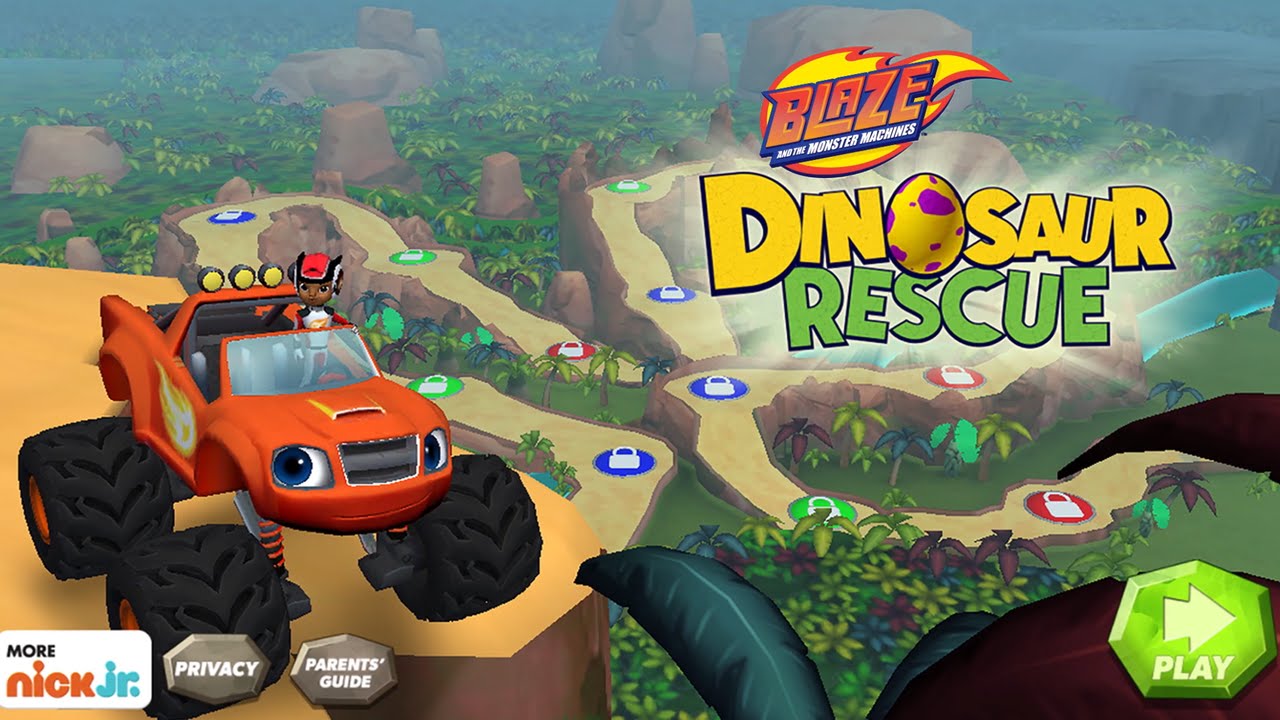 Blaze and the Monster Machines Dinosaur Rescue - Trailer - YouTube