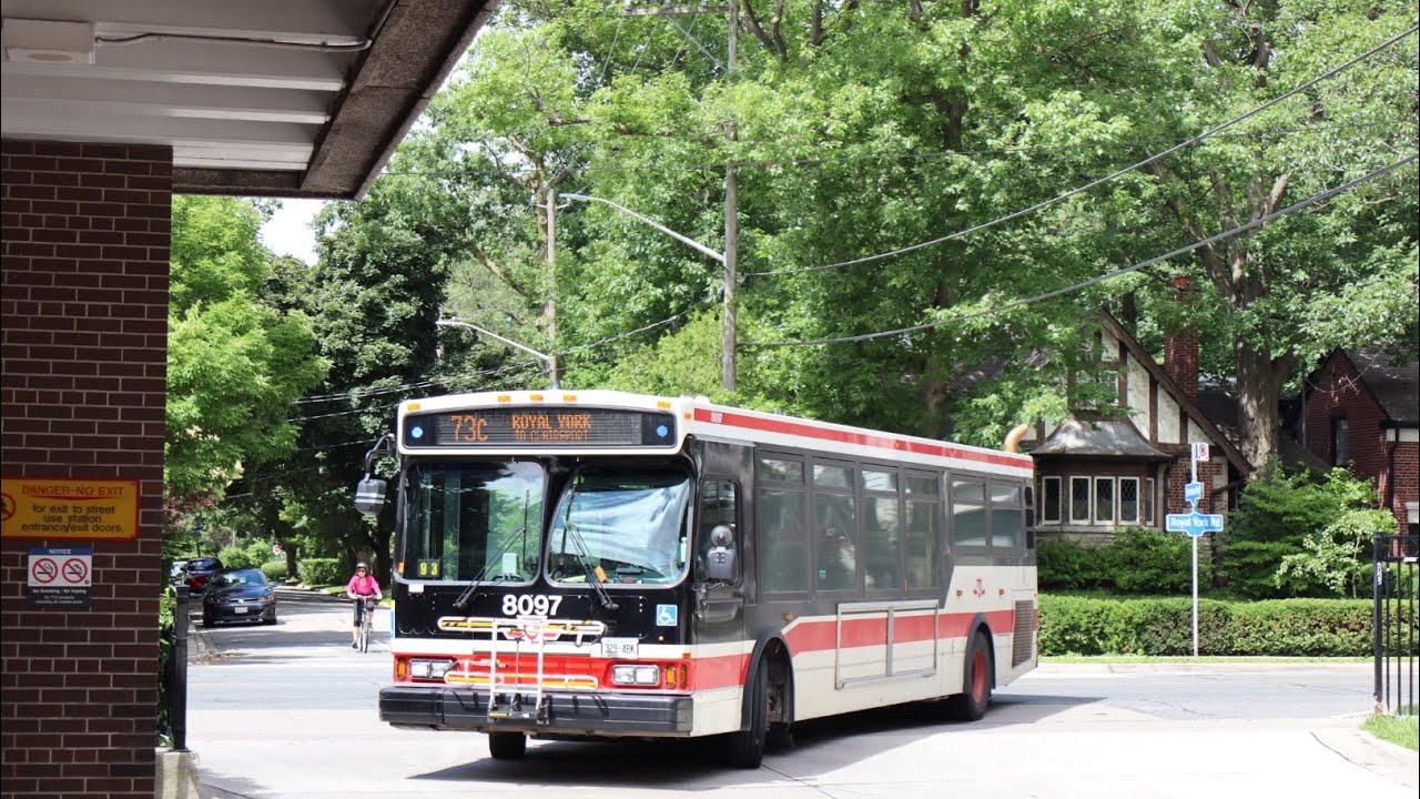 (RETIRED) TTC Route 73C Royal York on 2007 Orion VII OG ISL 8097 - YouTube
