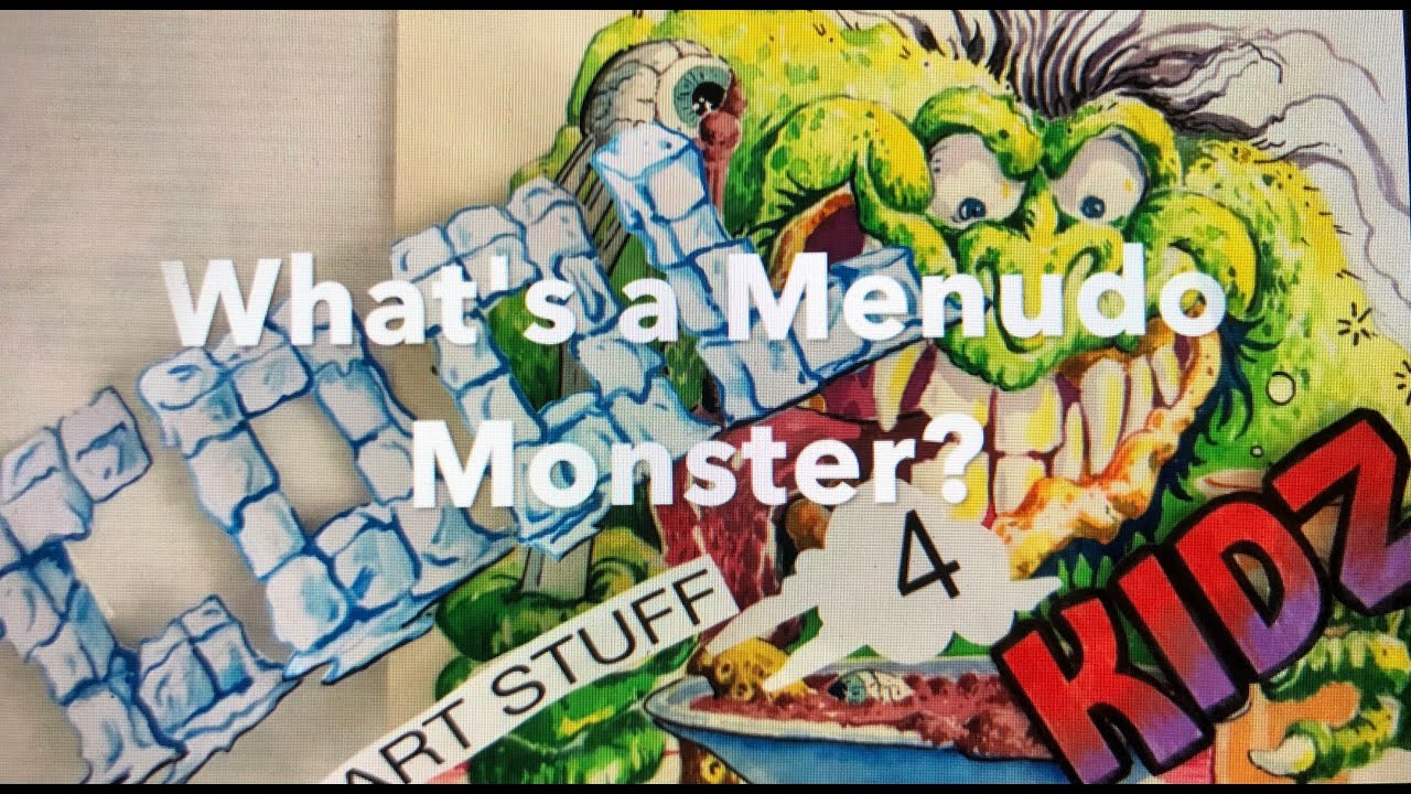 How to draw and color a Menudo Monster - YouTube