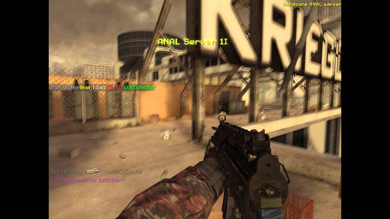 gameplay mp5k modern warfare 2 PC serveur - YouTube