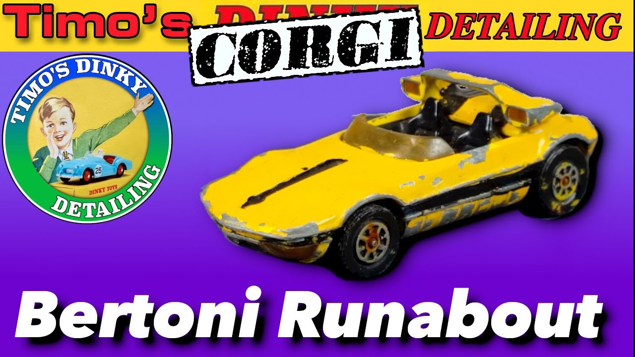 Corgi Bertone Runabout Barchetta - YouTube