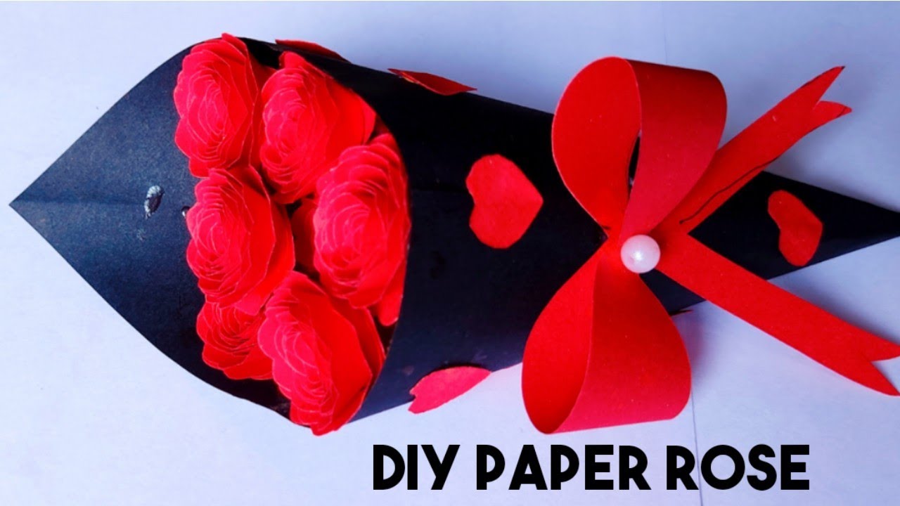 Gift ideas/Diy paper flower bouquet/Birthday gift ideas/flower bouquet ...