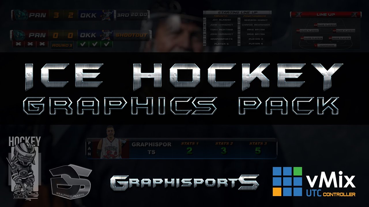 Ice Hockey Graphics Pack | For Vmix - Utc | Free Download | - YouTube