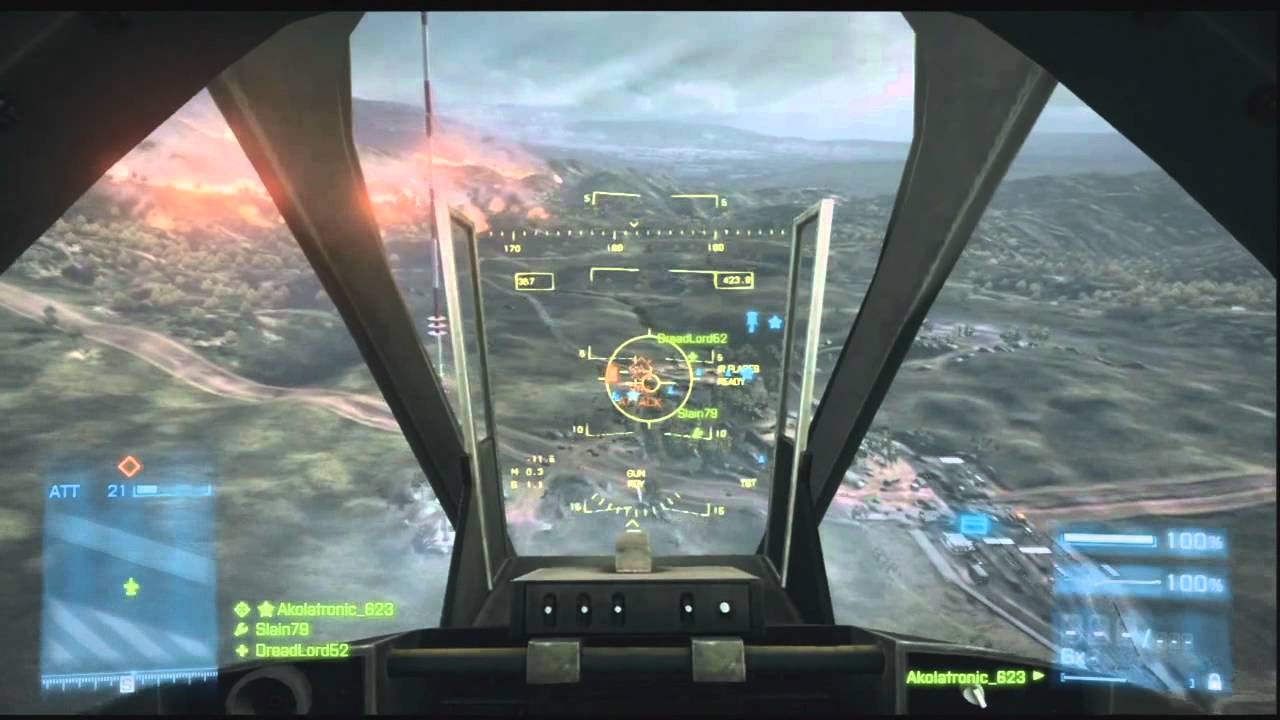 Consejos De Como Usar El JET En BattleField 3 (Comentario) - YouTube