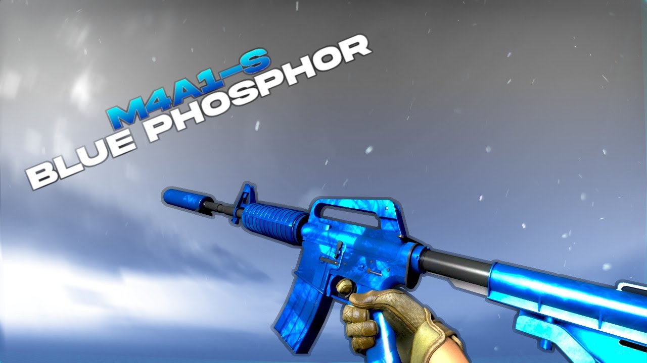 CS:GO - M4A1-S | Blue Phosphor Gameplay - YouTube