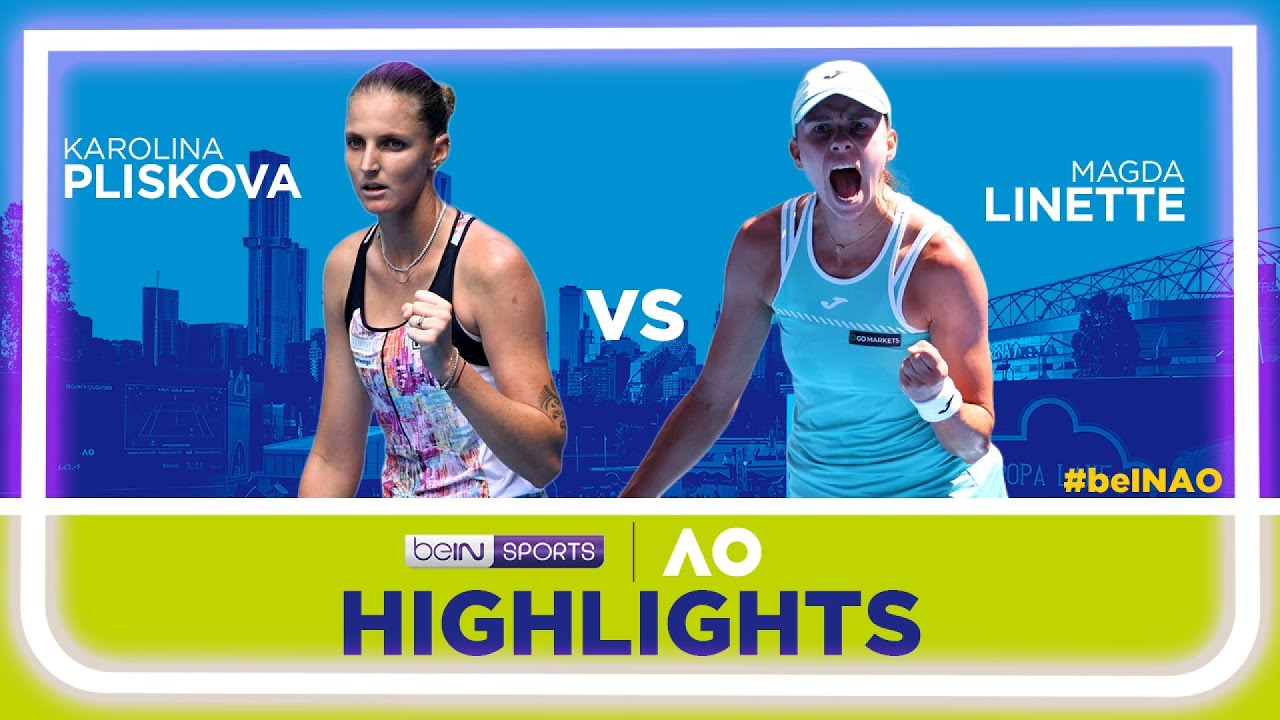 Karolina Pliskova vs Magda Linette | Quarter-final Australian Open 2023 Highlights - YouTube