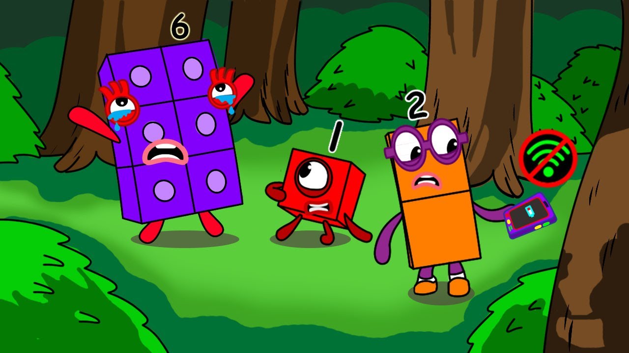 No Signal Here! Numberblocks 1 2 6 Going on a Forest Adventure ...