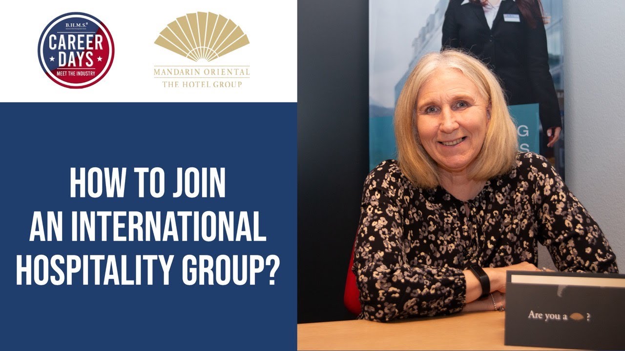 How to join an international hospitality group? - YouTube
