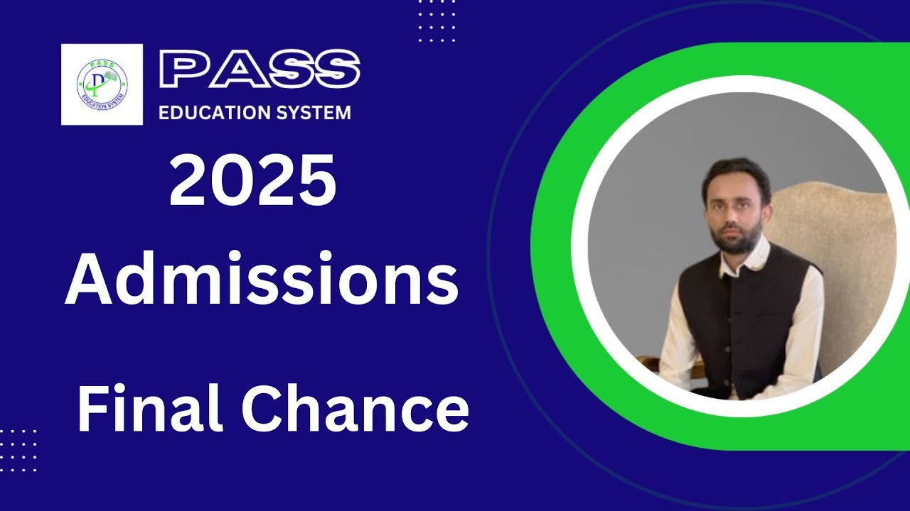 PASS Education System Entry Test Preparation 2025 New Batch I NET 4 I ...