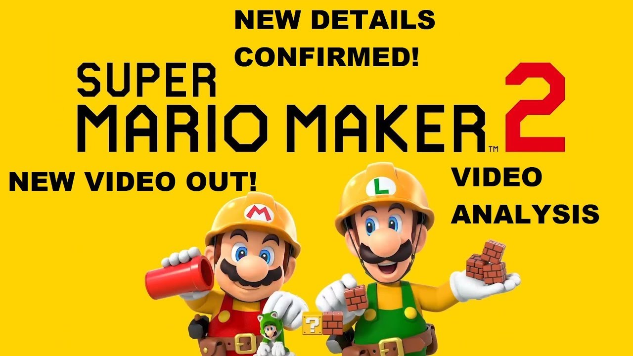 SUPER MARIO MAKER 2 NEW JAPANESE TRAILER!!! *VIDEO REACTION + ANALYSIS ...