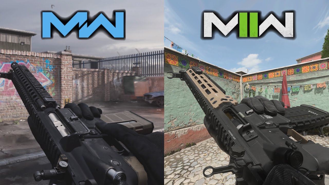 Comparação Modern Warfare 2 (2022) vs Modern Warfare (2019) - YouTube