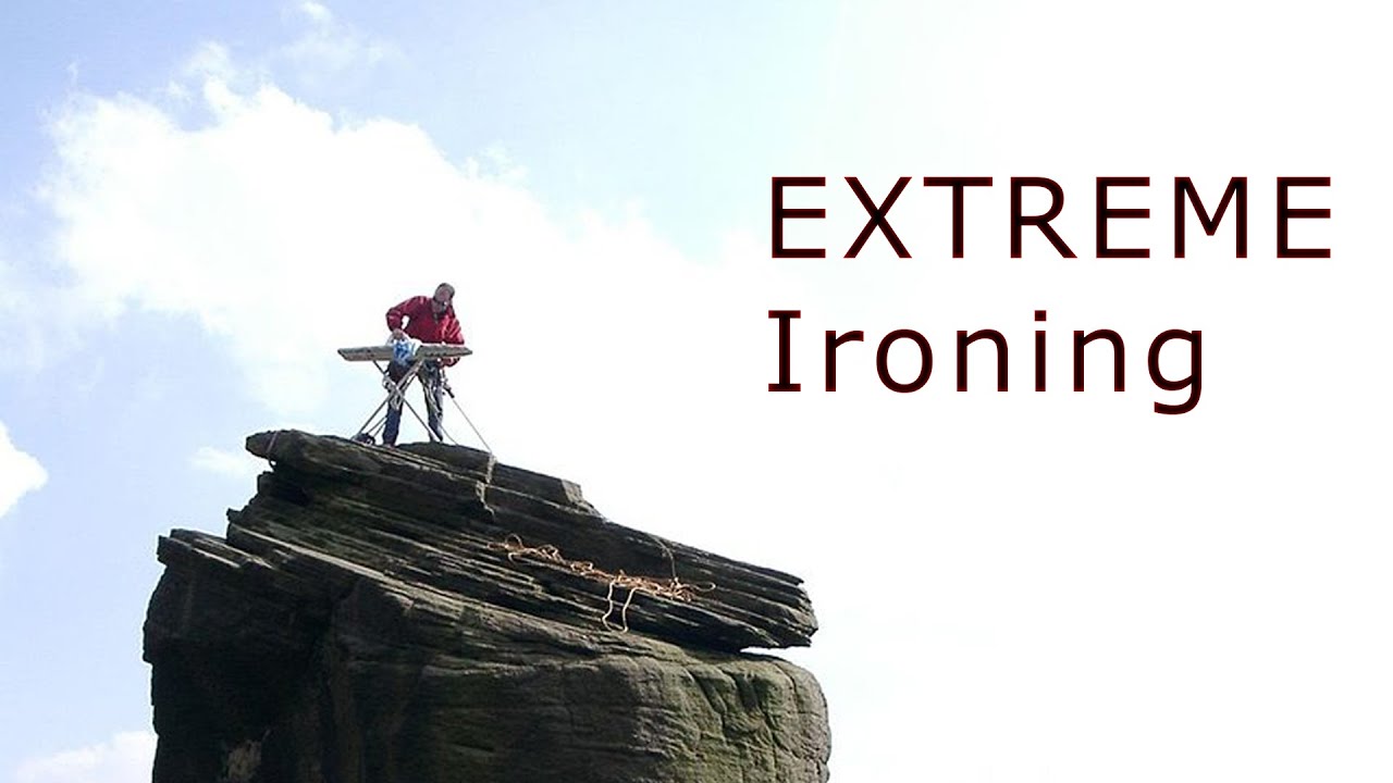 The Art of EXTREME Ironing - YouTube