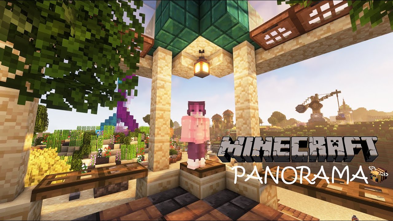Minecraft Panorama: Our Longplay World so far #1 - YouTube