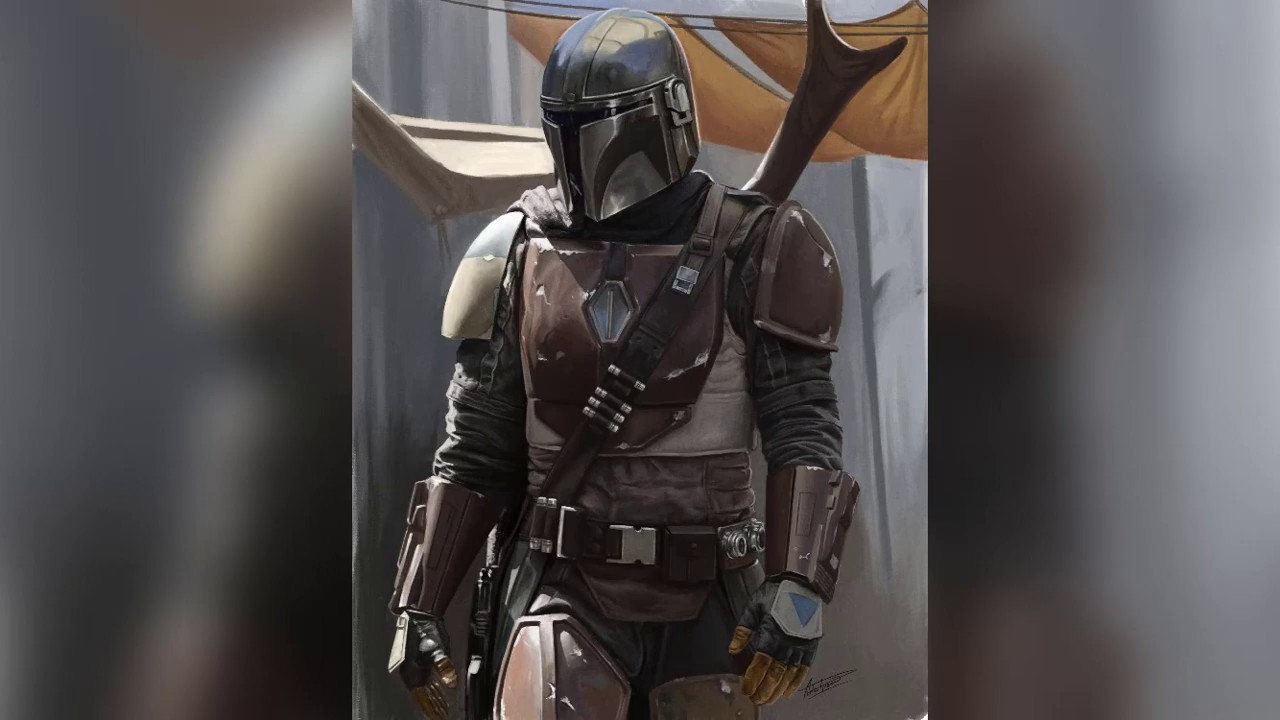 The Mandalorian - Speed Painting - YouTube