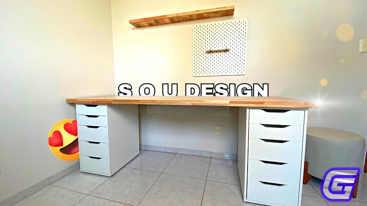 MELHORANDO MEU SETUP, MESA DA SOU DESIGN - COMO MONTAR - YouTube