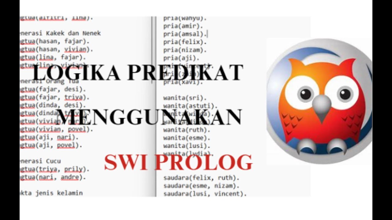 Logika Predikat Menggunakan Swi-Prolog - YouTube