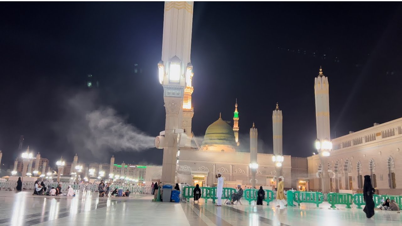 Masjid e Nabwi me Hazri | Madina | Gumbad e khizra | Rabiul awal | 4k ...